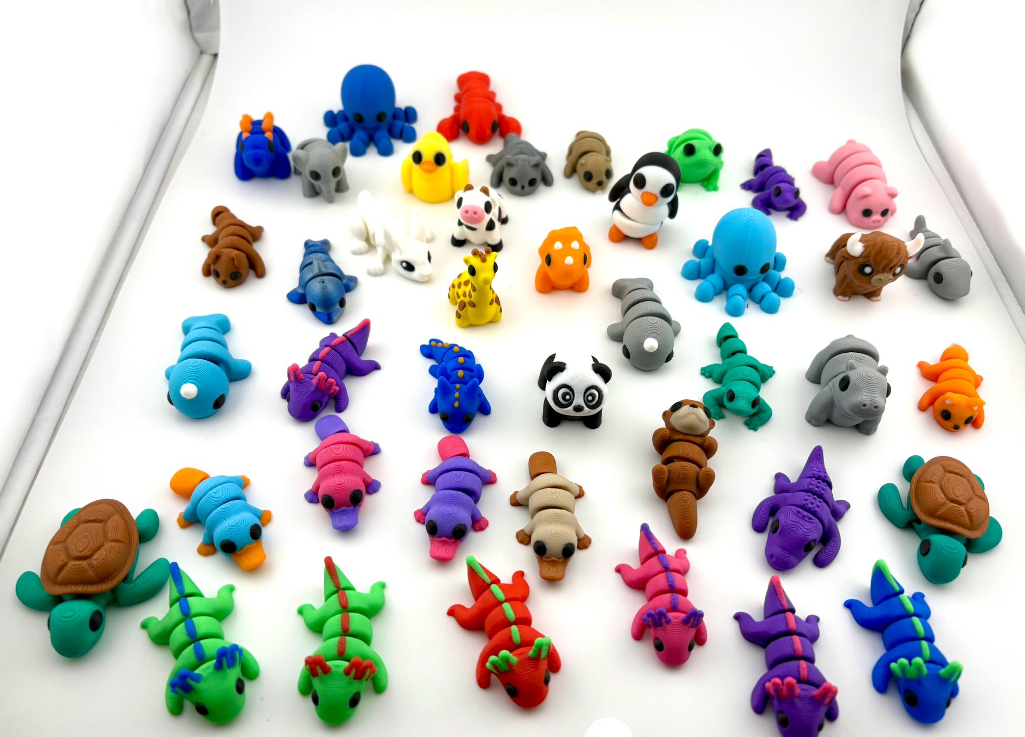 3D Printed Articulated Mini Animals, Wigglet Pocket Pets - Etsy