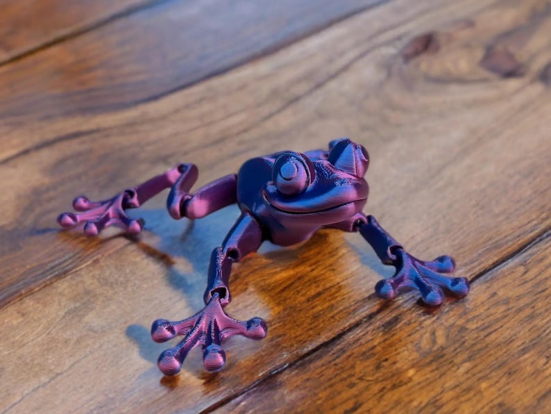 3d Printed Articulated Flexi Frog - Etsy