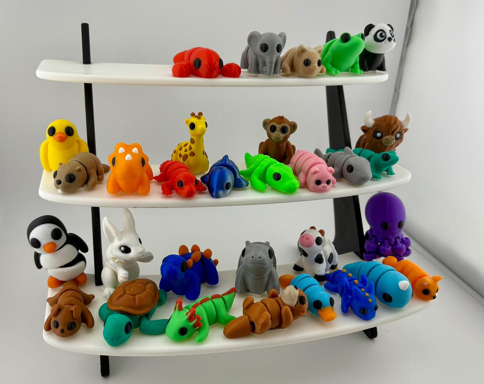 3D Printed Articulated Mini Animals, Wigglet Pocket Pets - Etsy
