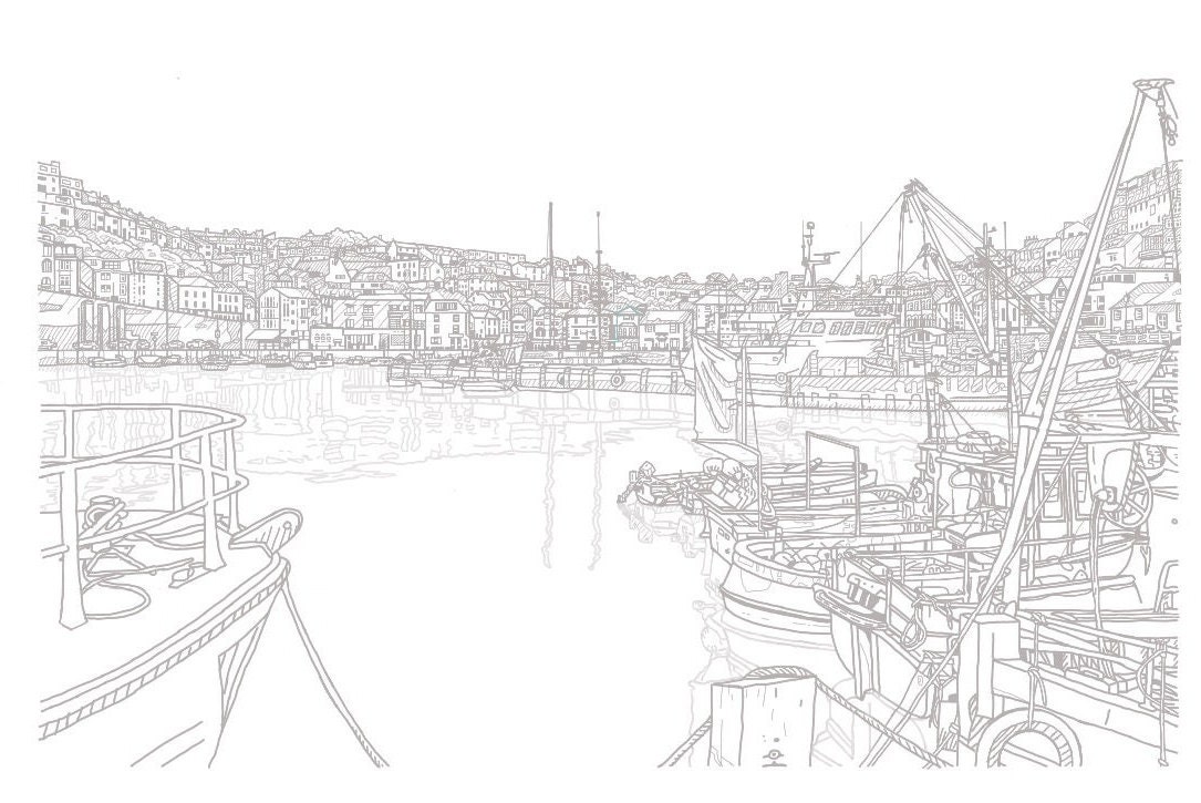 Hand Drawn Dock Landscape. 500+ Hours Project. Digital Print Jpeg, Png ...