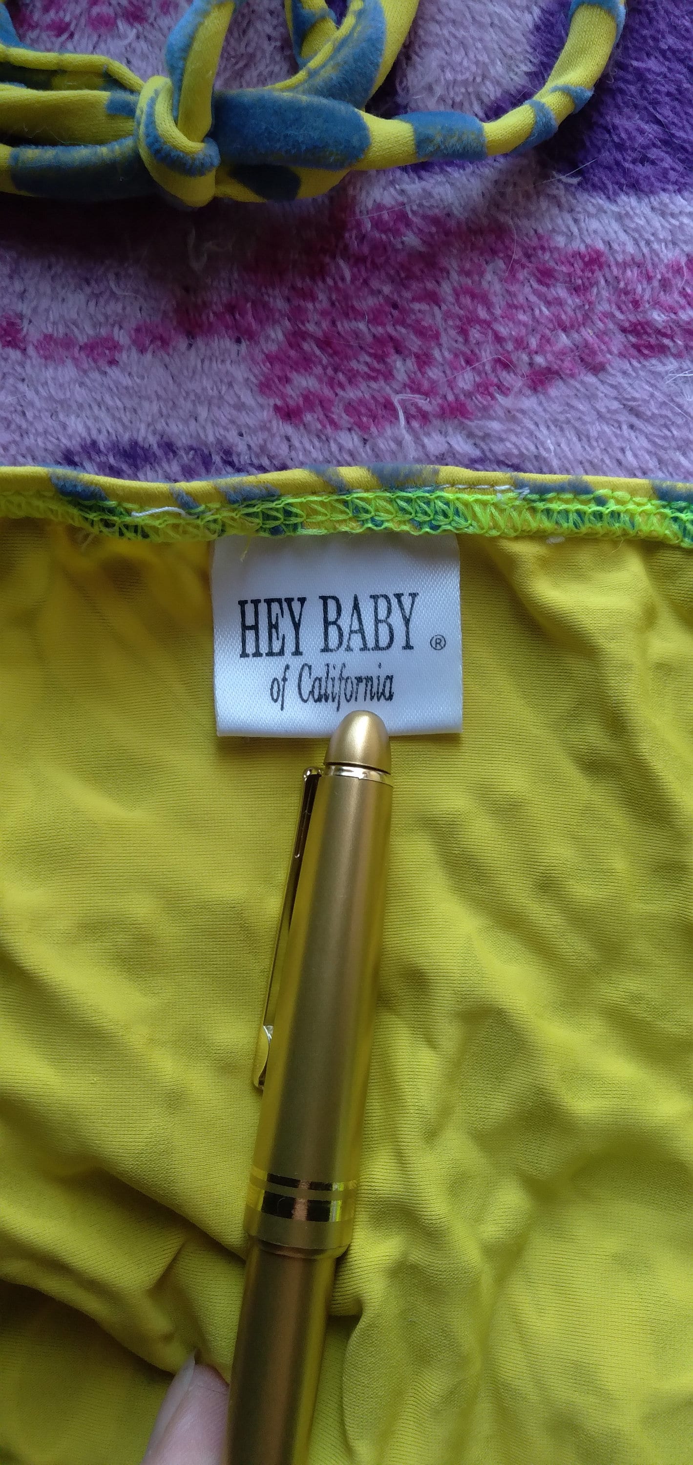 Rad Rare Vintage 80s 90s hey Baby of California Bikini - Etsy