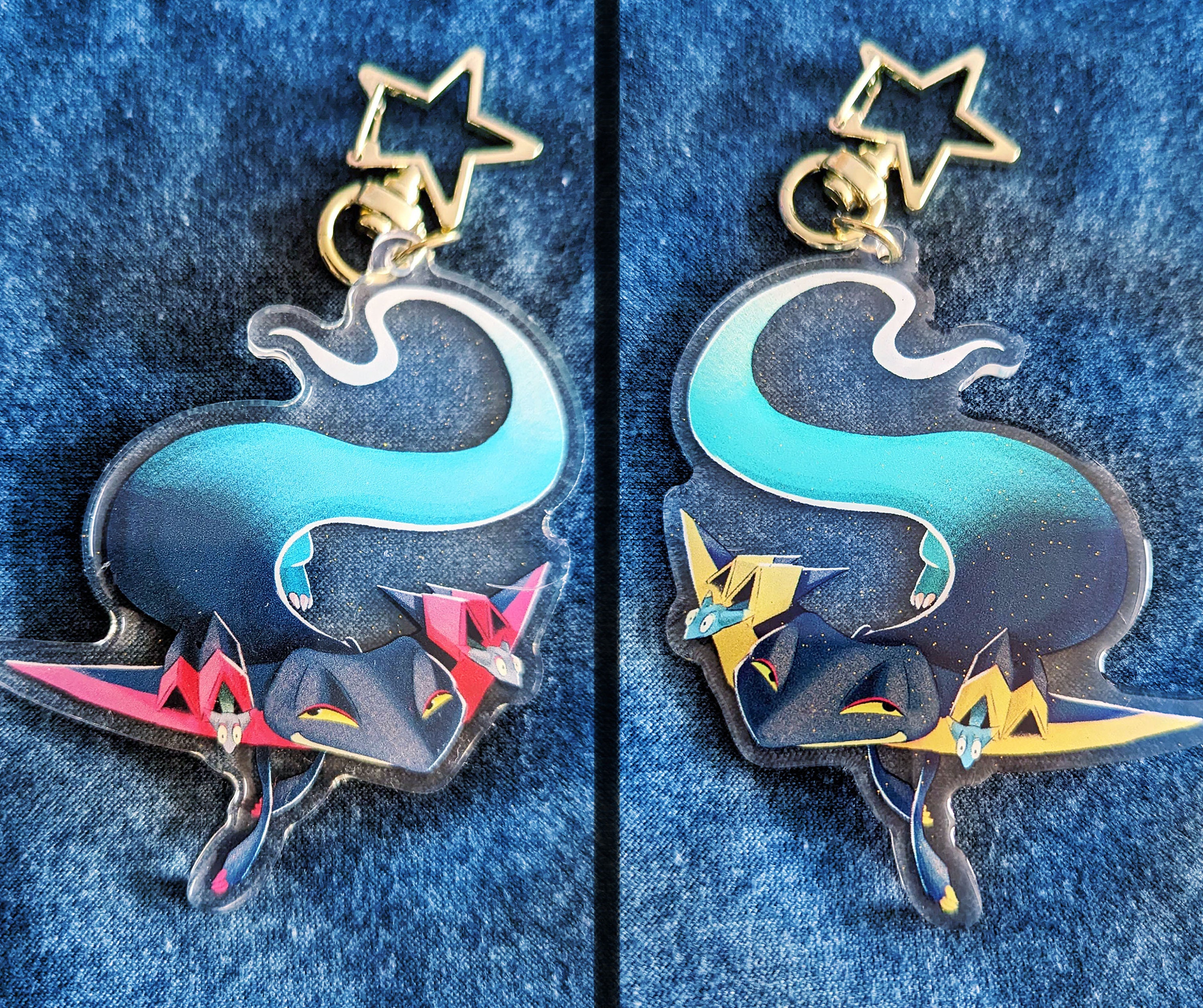 Dragapult Acrylic Keychain - Etsy