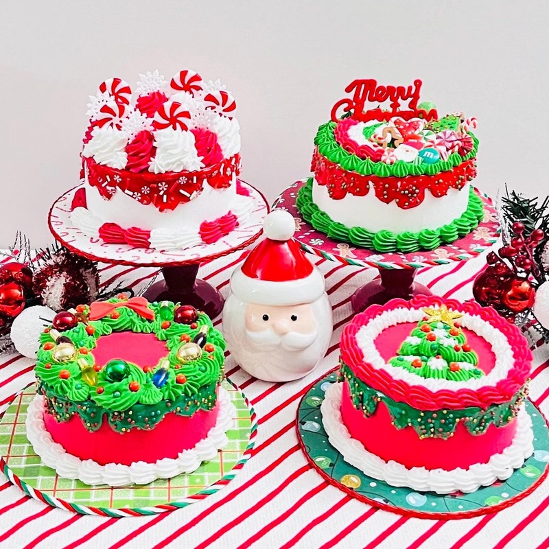 Fake Christmas Cake - Etsy