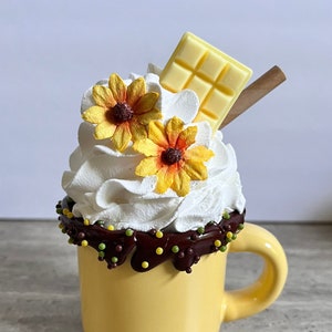 Fake Sunflower Mini Mug - Etsy