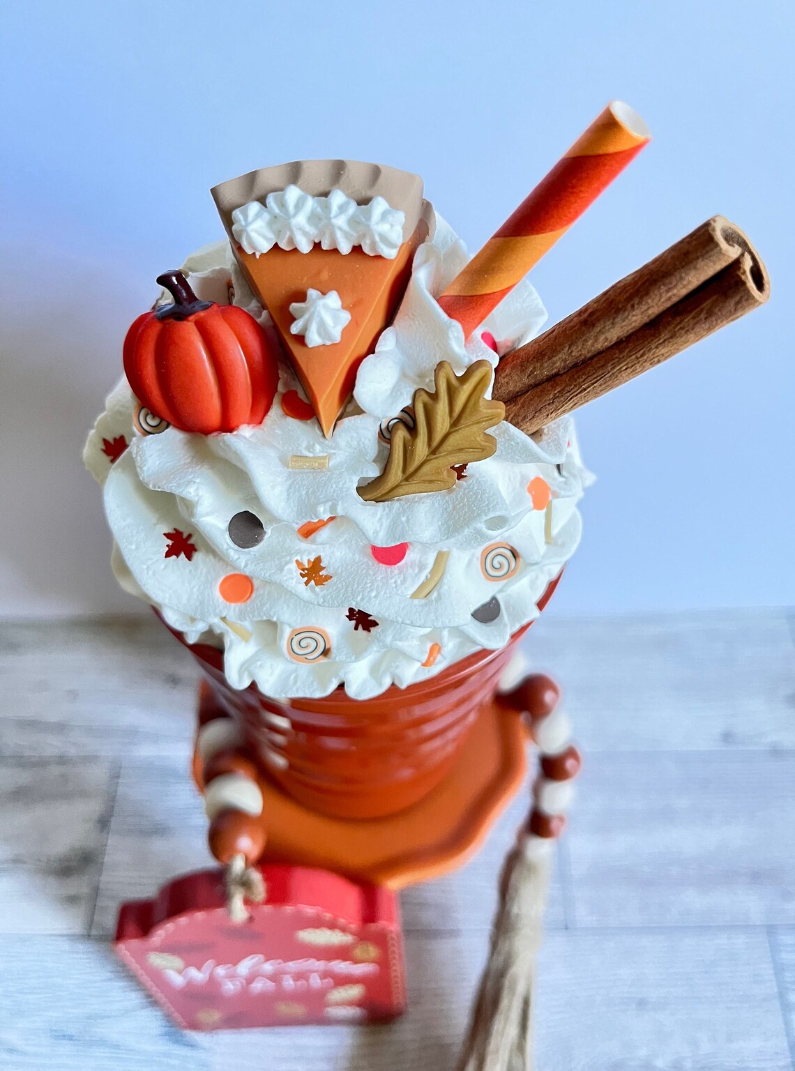Fake Pumpkin Spice Shake - Etsy