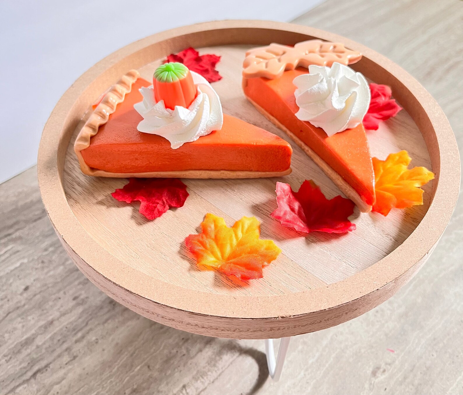 Fake Pumpkin Pie Slice - Etsy