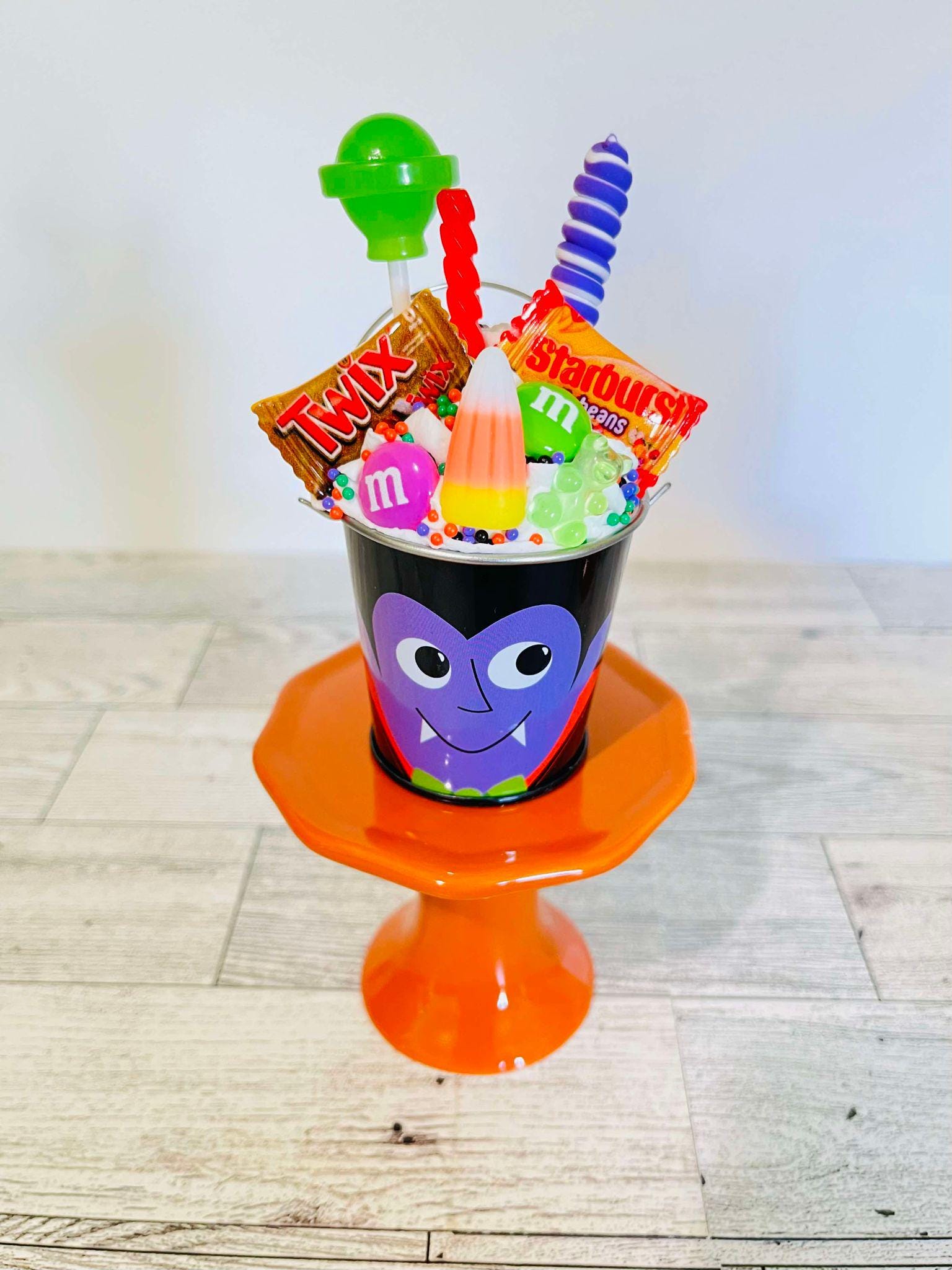 Trick or Treat Bucket W/ Candy | Fake Candy | Halloween Decor | Tier ...