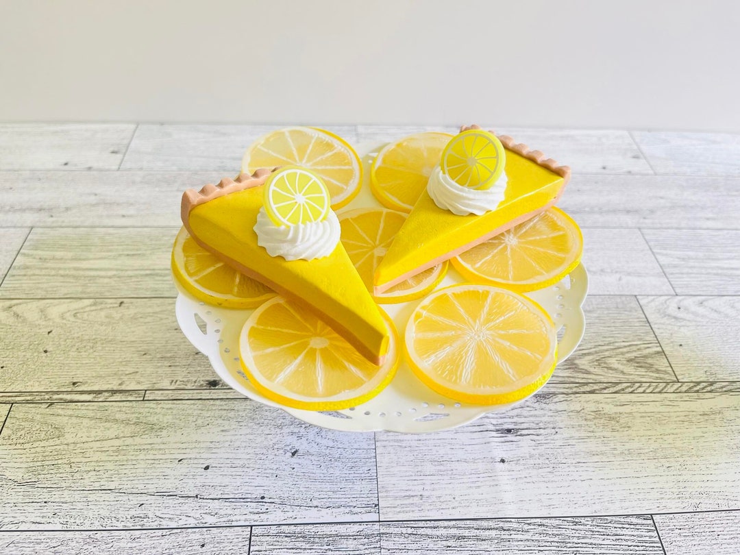 Fake Lemon Tart Slice - Etsy