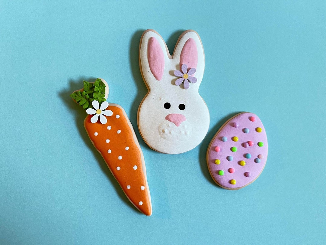Fake Set of 3 Easter Sugar Cookies - Etsy