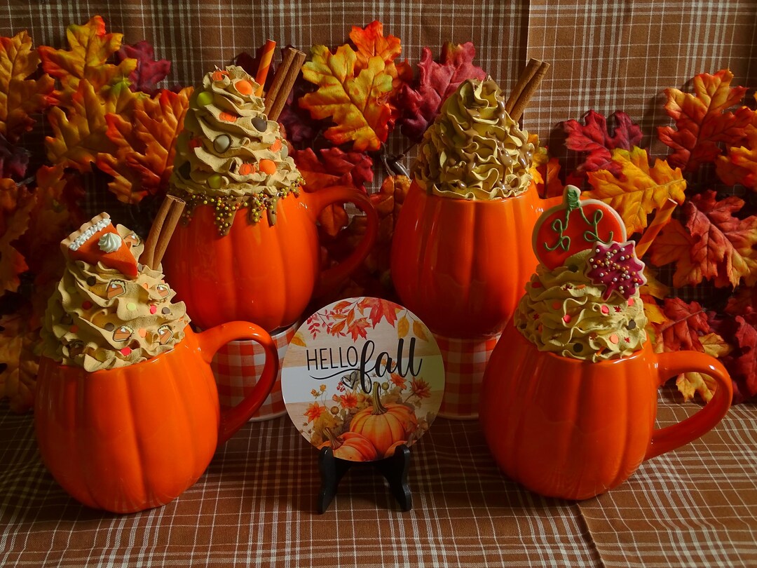 Fake Pumpkin Spice Latte | Fake Fall Drink | Fake Hot Chocolate | Fall ...