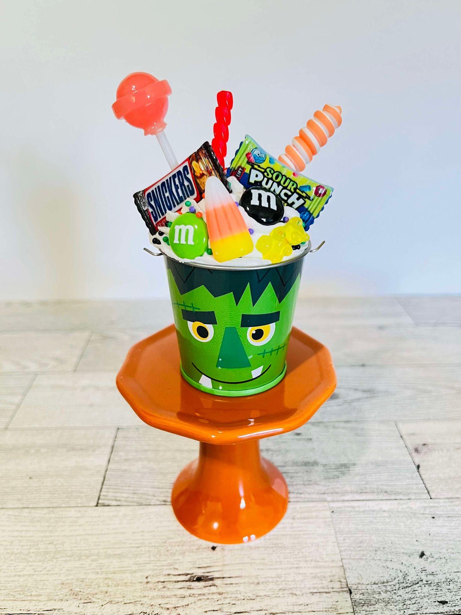 Trick or Treat Bucket W/ Candy | Fake Candy | Halloween Decor | Tier ...