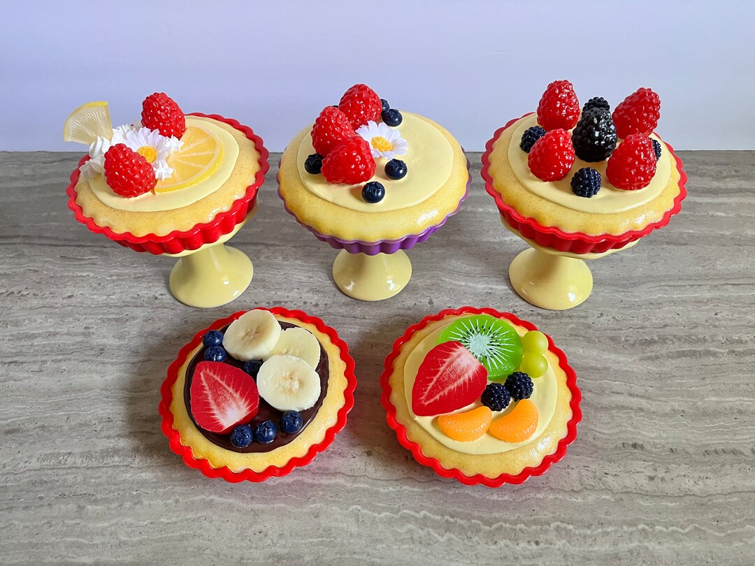 Fake Fruit Tart - Etsy
