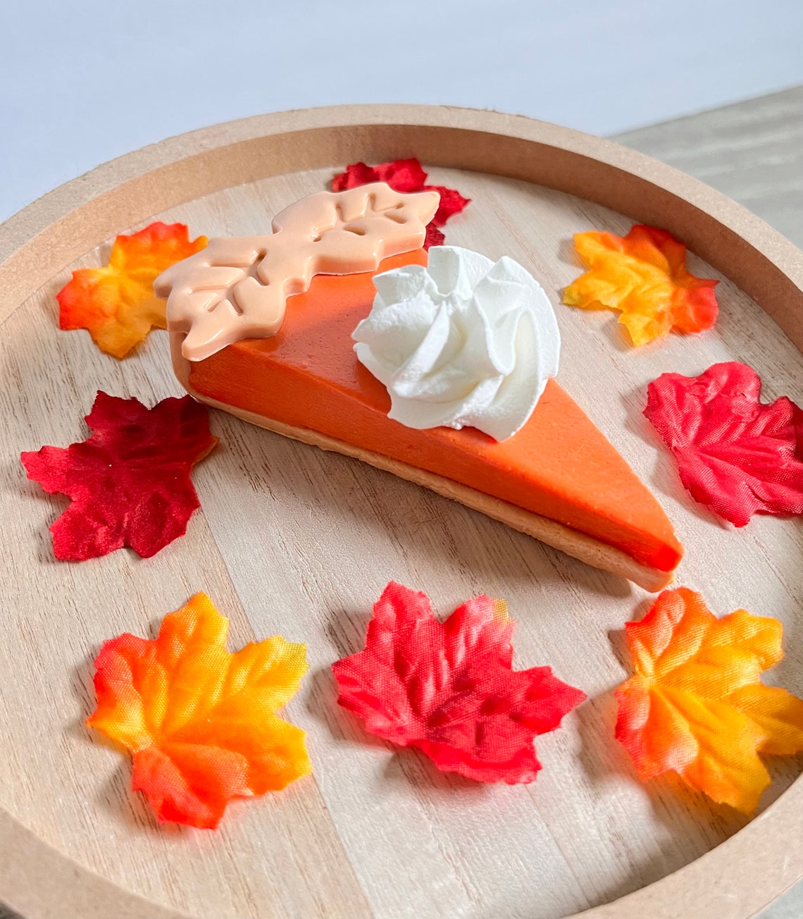 Fake Pumpkin Pie Slice - Etsy