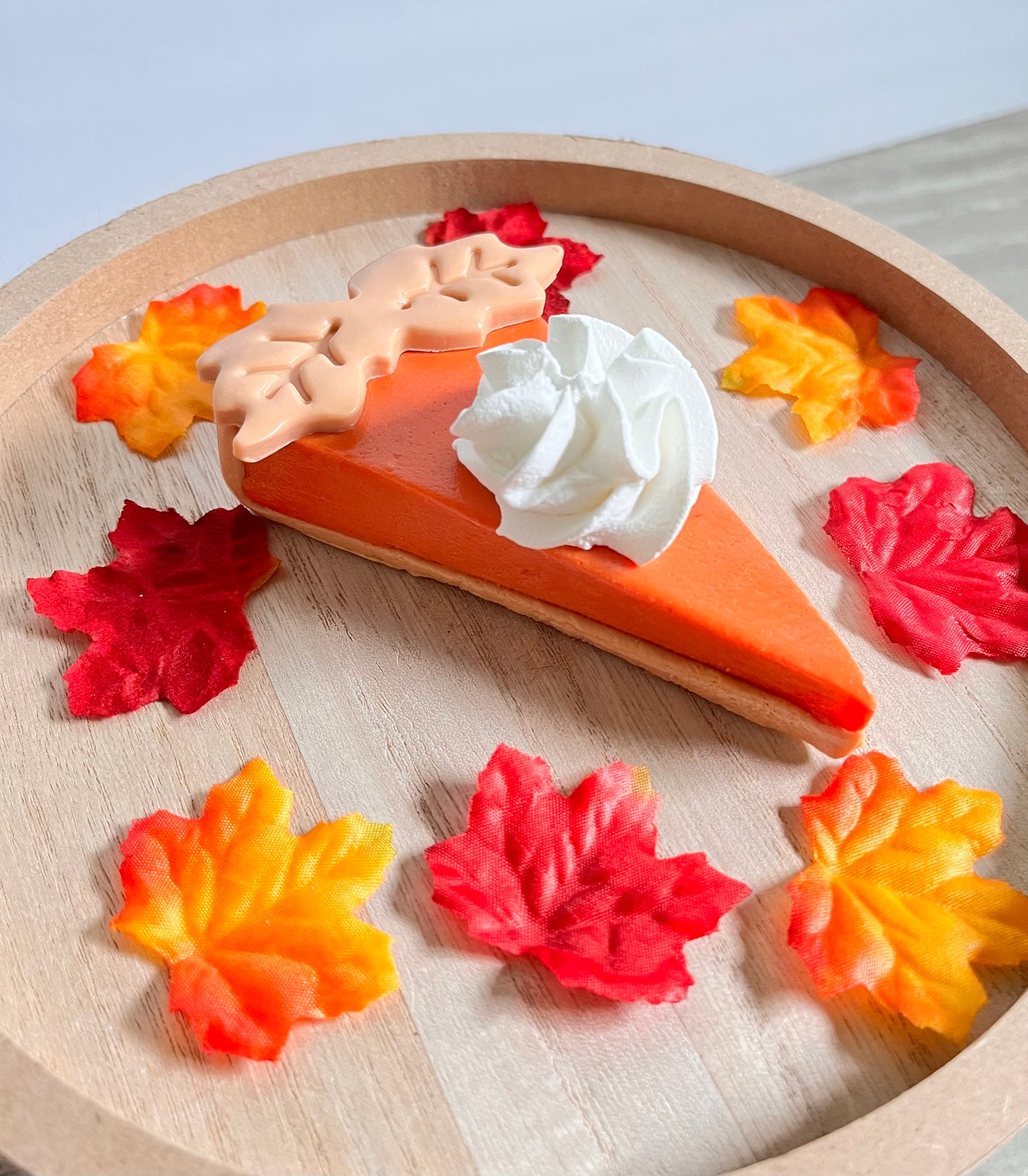 Fake Pumpkin Pie Slice - Etsy