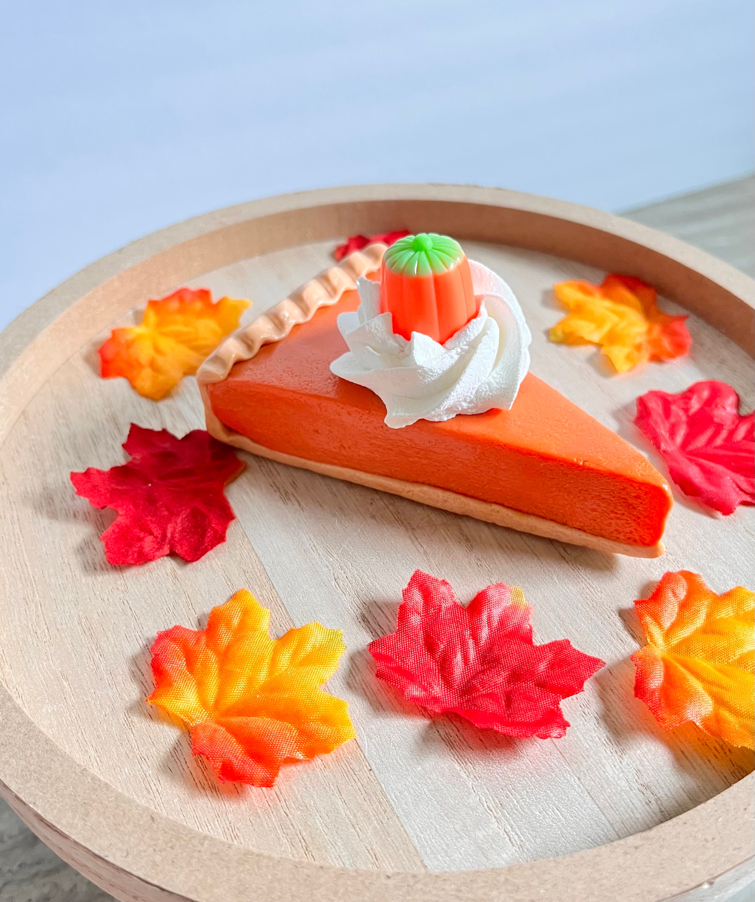 Fake Pumpkin Pie Slice - Etsy