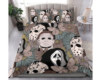 Horror Movie Theme Bed Sheets - Etsy Australia
