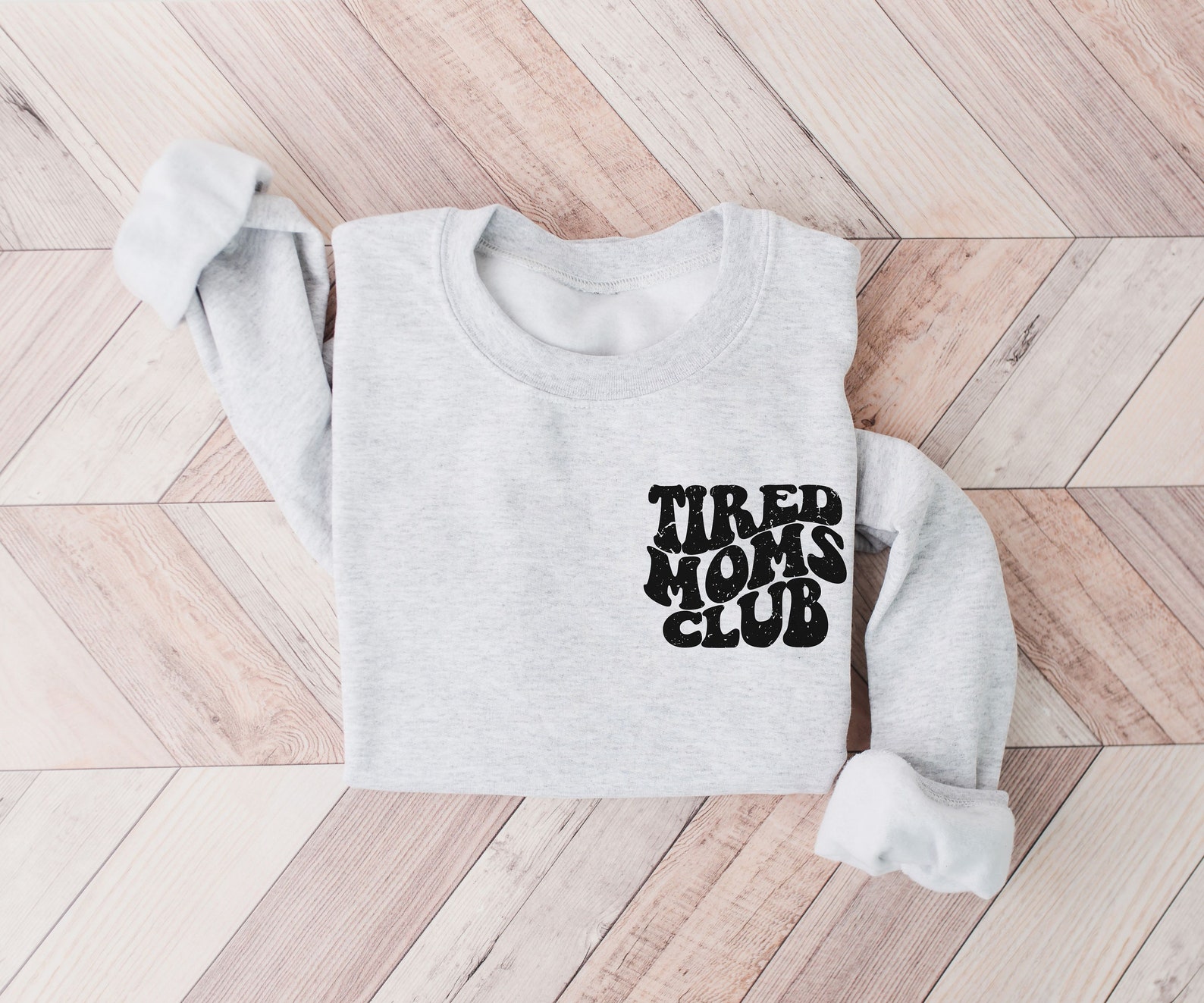 Tired Moms Club Sweatshirt Funny Mom Shirt Cool Mom Club - Etsy