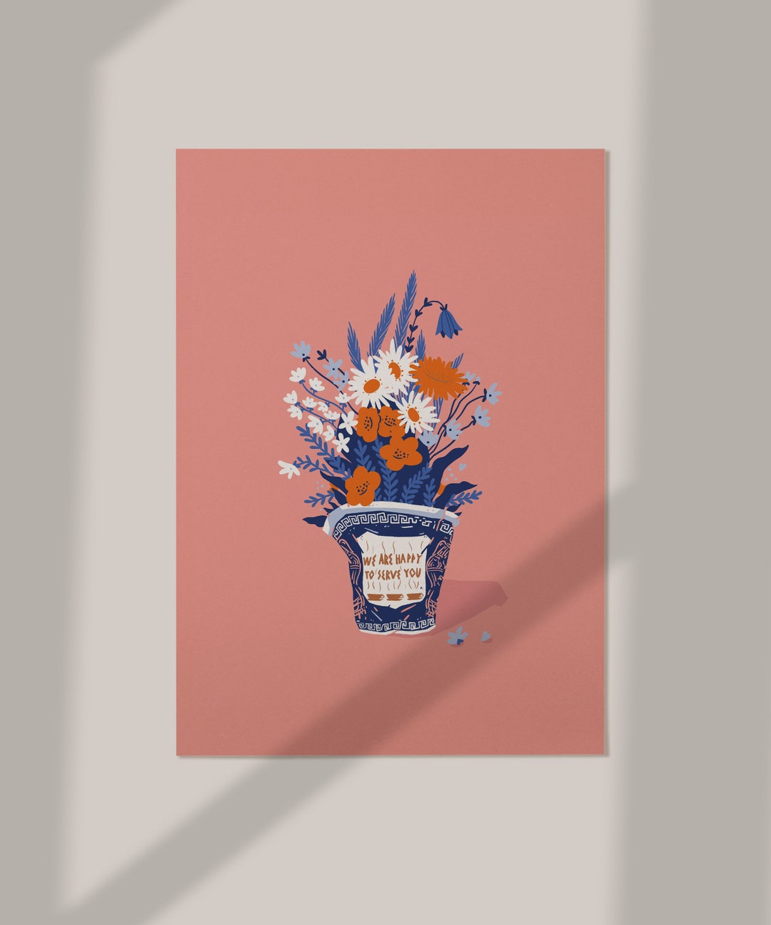 Flower Coffee Art Print, Coffee Art, Coffee Lover Art, Flowers Coffee ...