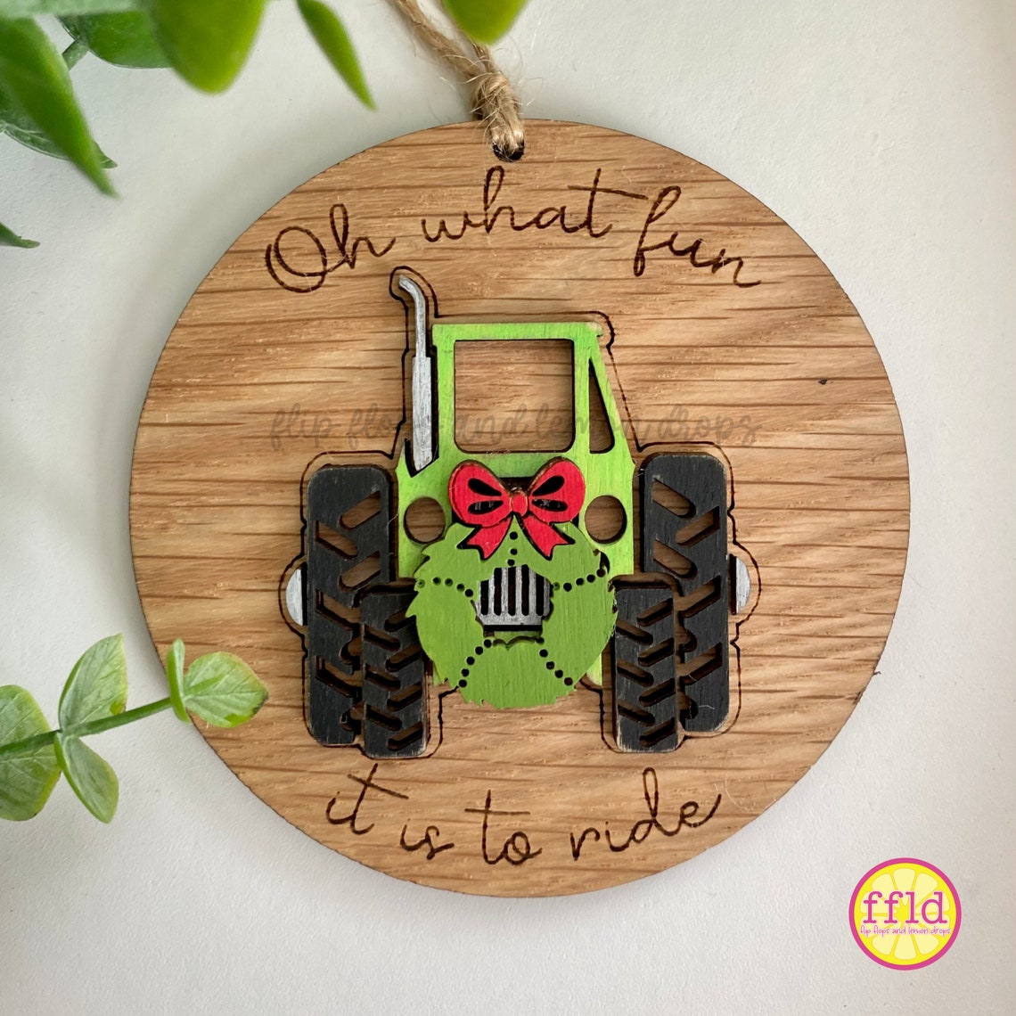 Tractor Ornament Tractor Ornaments Christmas Farm - Etsy