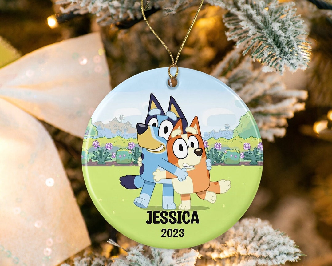 Bluey Christmas Ornament Personalized Christmas Ornament - Etsy