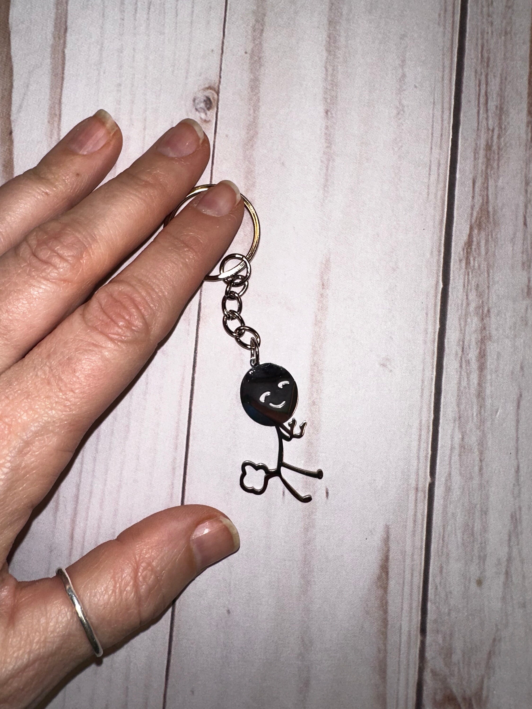 Fart Stickman Keychain - Etsy