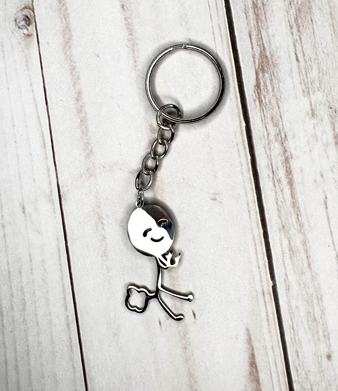 Fart Stickman Keychain - Etsy