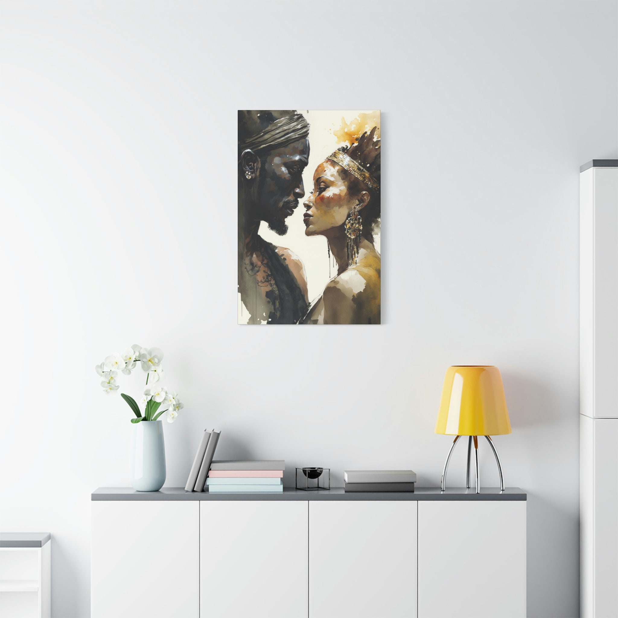 Black Love Abstract Art Print Perfect for Valentine's - Etsy