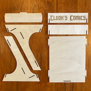 Personalized Comic Book Display Stand, Holds up to 15 Comics - Etsy