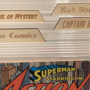 Custom Comic Book Dividers Unique Gift for Comic Book Lovers - Etsy