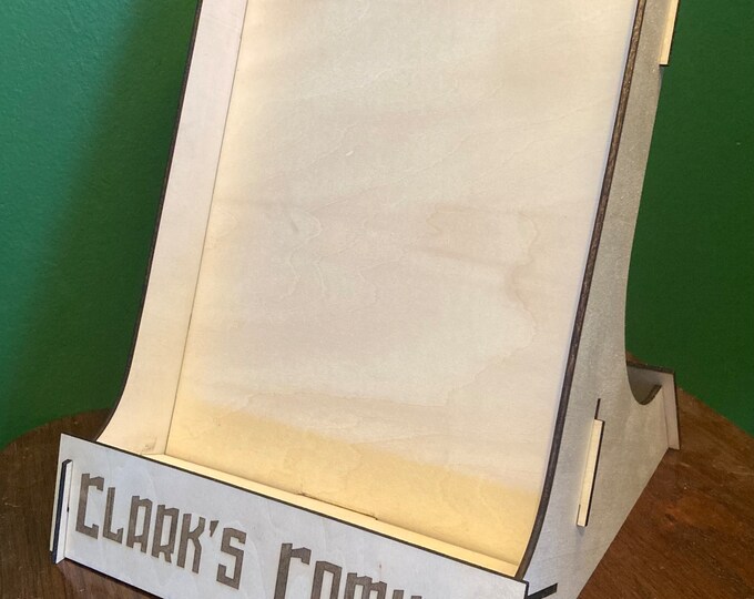 Personalized Comic Book Display Stand Unique Gift for Comic Book Fans ...