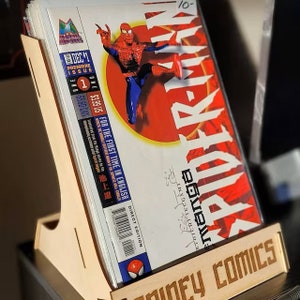 Personalized Comic Book Display Stand, Holds up to 15 Comics - Etsy