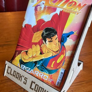 Personalized Comic Book Display Stand, Holds up to 15 Comics - Etsy