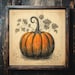 Vintage Halloween Pumpkin Printable | 3 Dark Halloween Prints | Spooky ...