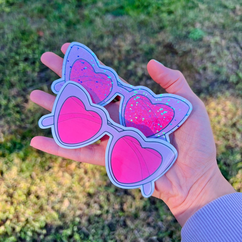 Heart Sunglasses - Etsy