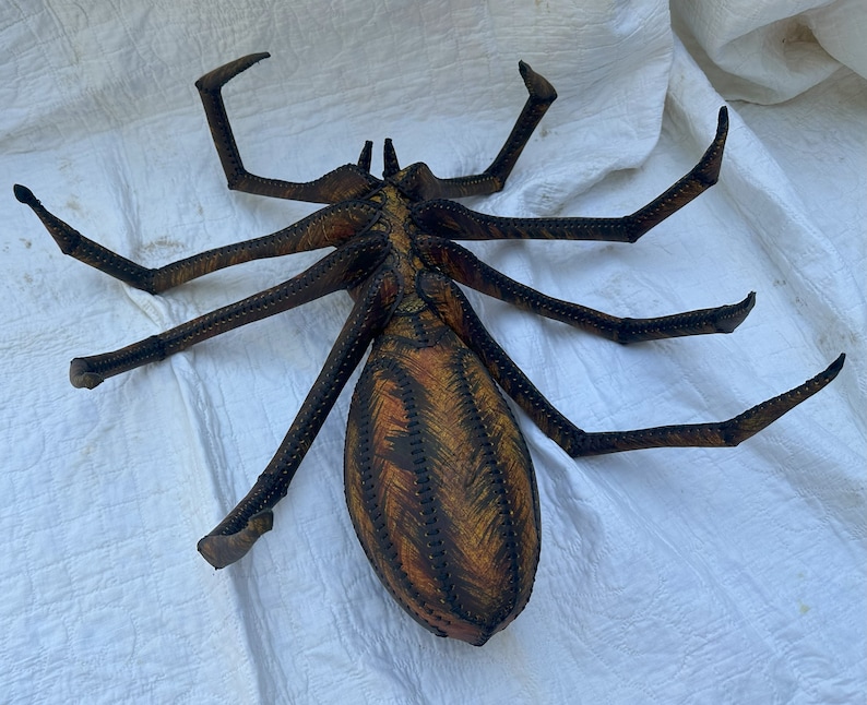 Leather Spider - Etsy