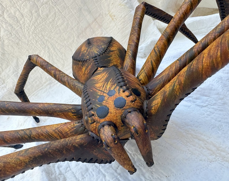 Leather Spider - Etsy