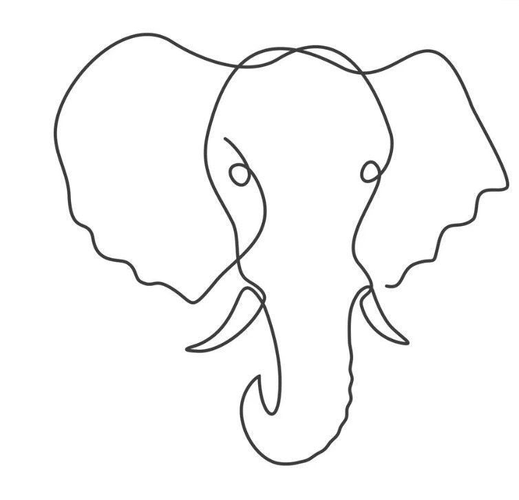 One Line Drawing Image - Etsy