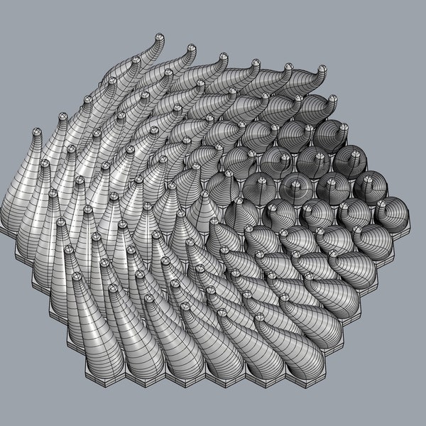 Parametric Wall Art Stl - Etsy