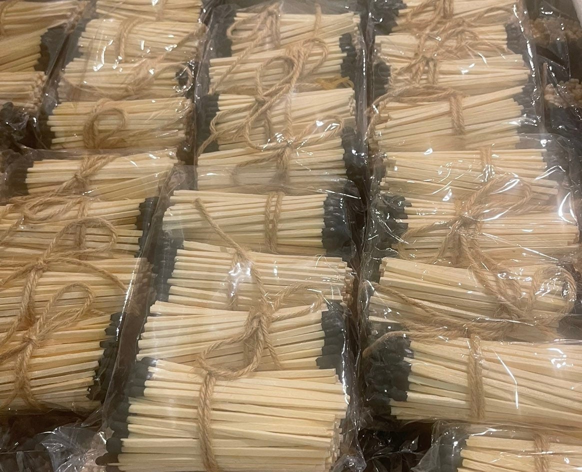 Bulk 3.75 Black Matches QTY: 500 PCS Matches Candle - Etsy