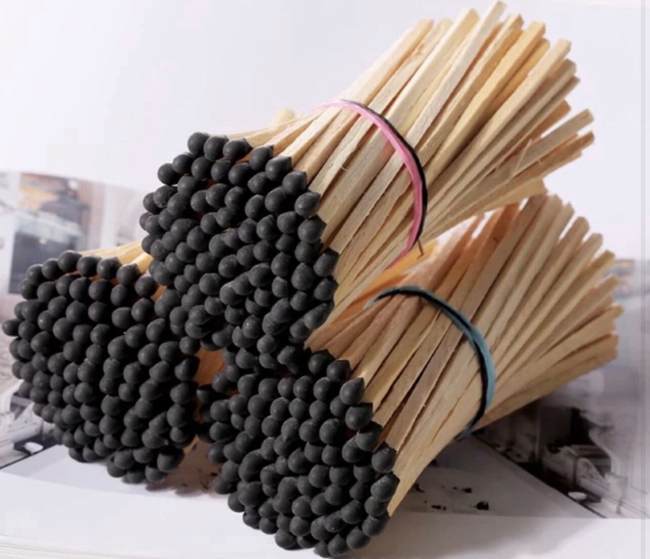 Bulk 3.75 Black Matches QTY: 500 PCS Matches Candle - Etsy