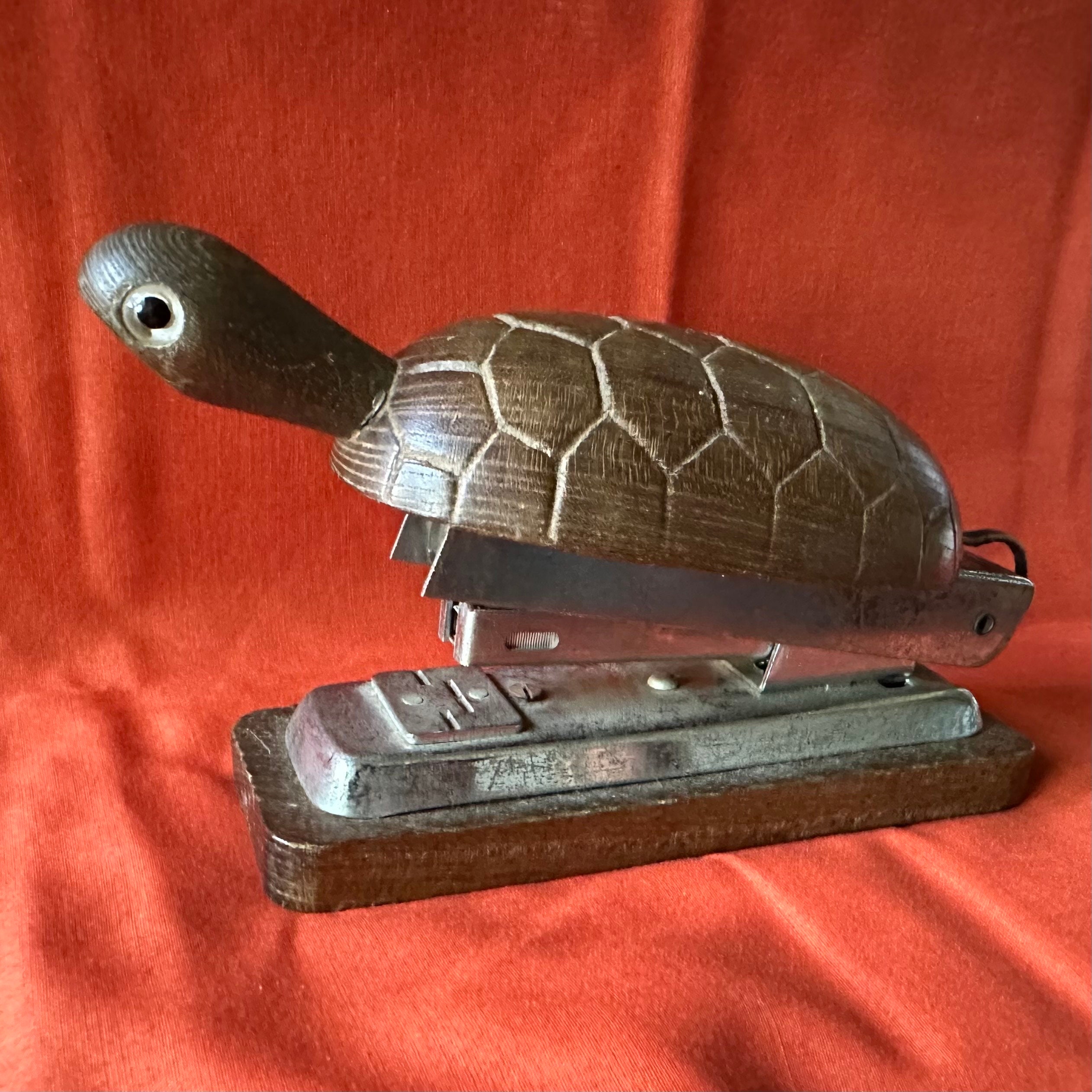 1960s Zoo Line Wood Turtle Desk Stapler Kay Bojesen, Denmark - Etsy