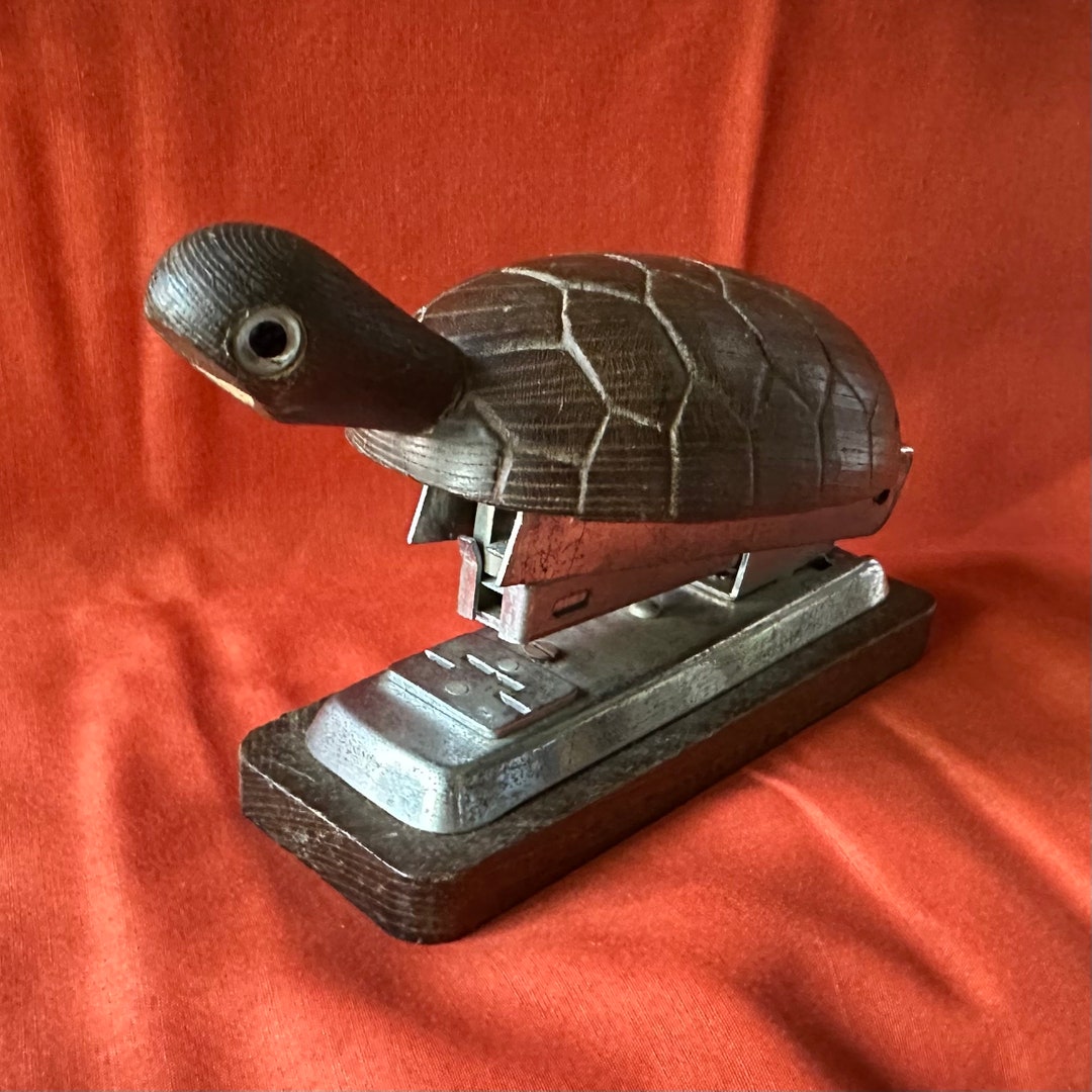 1960s Zoo Line Wood Turtle Desk Stapler Kay Bojesen, Denmark - Etsy