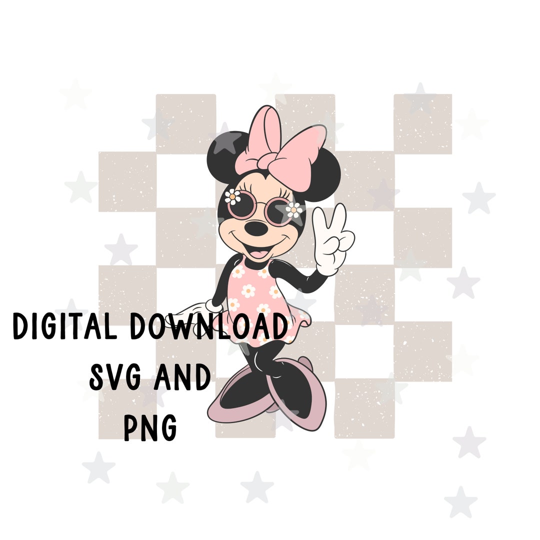 Minnie Mouse PNG SVG, 2nd Birthday, Retro Disney, Oh Twoodles ...