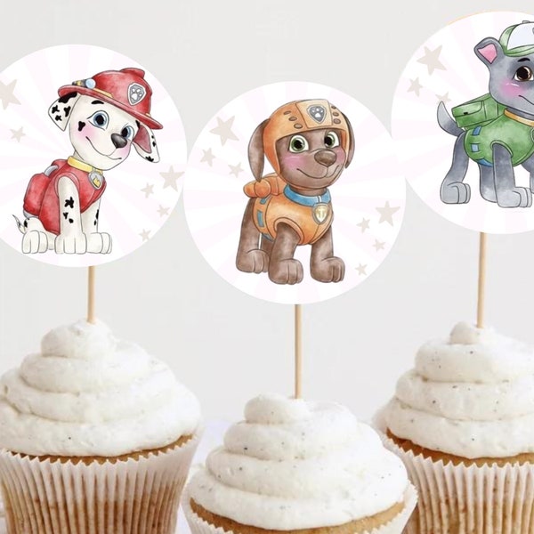 Paw Patrol Cupcake - Etsy