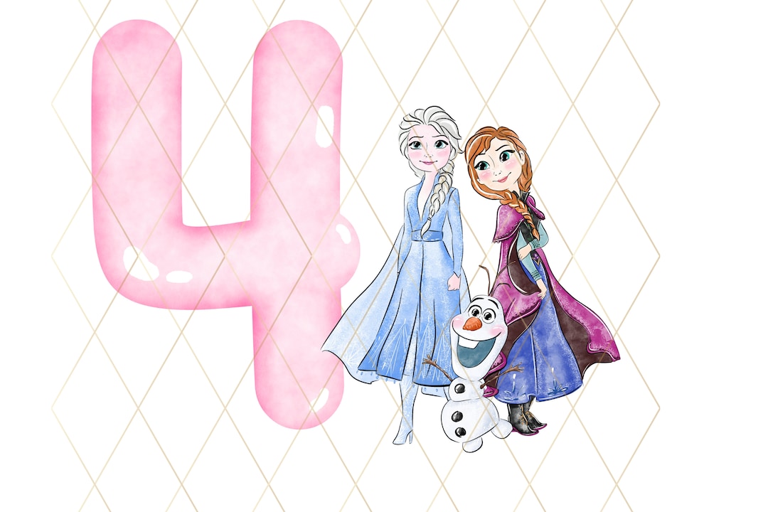Frozen 4th Birthday Princess Elsa png clipart anna Shirts Design ...