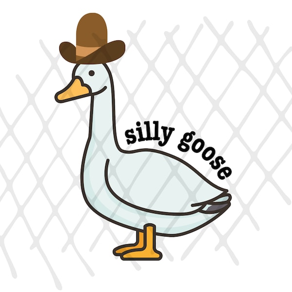 Silly Goose Clipart - Etsy