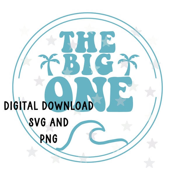 The Big One Svg - Etsy