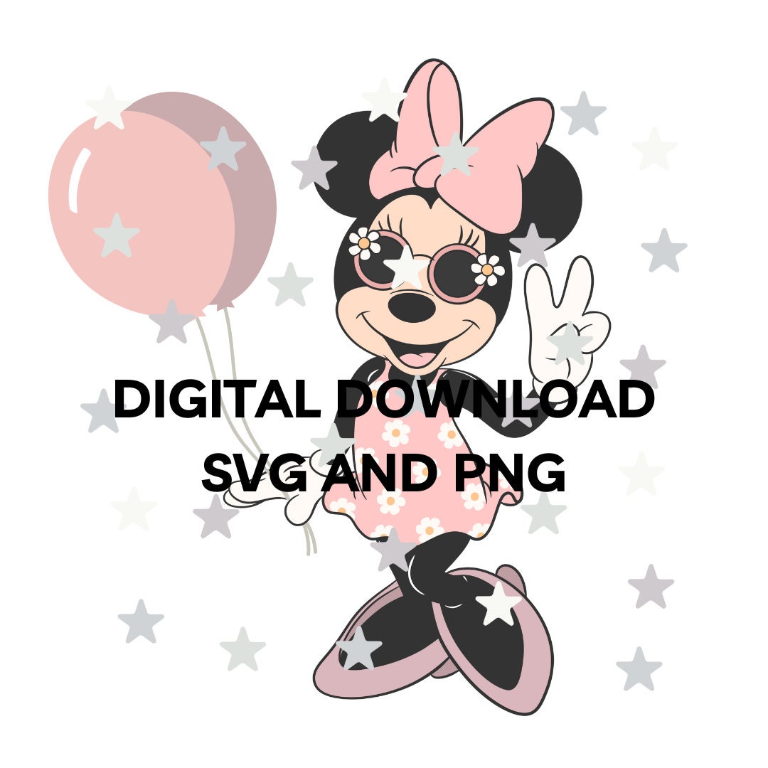 Minnie Mouse PNG SVG 2nd Birthday SVG Retro Disney Oh - Etsy