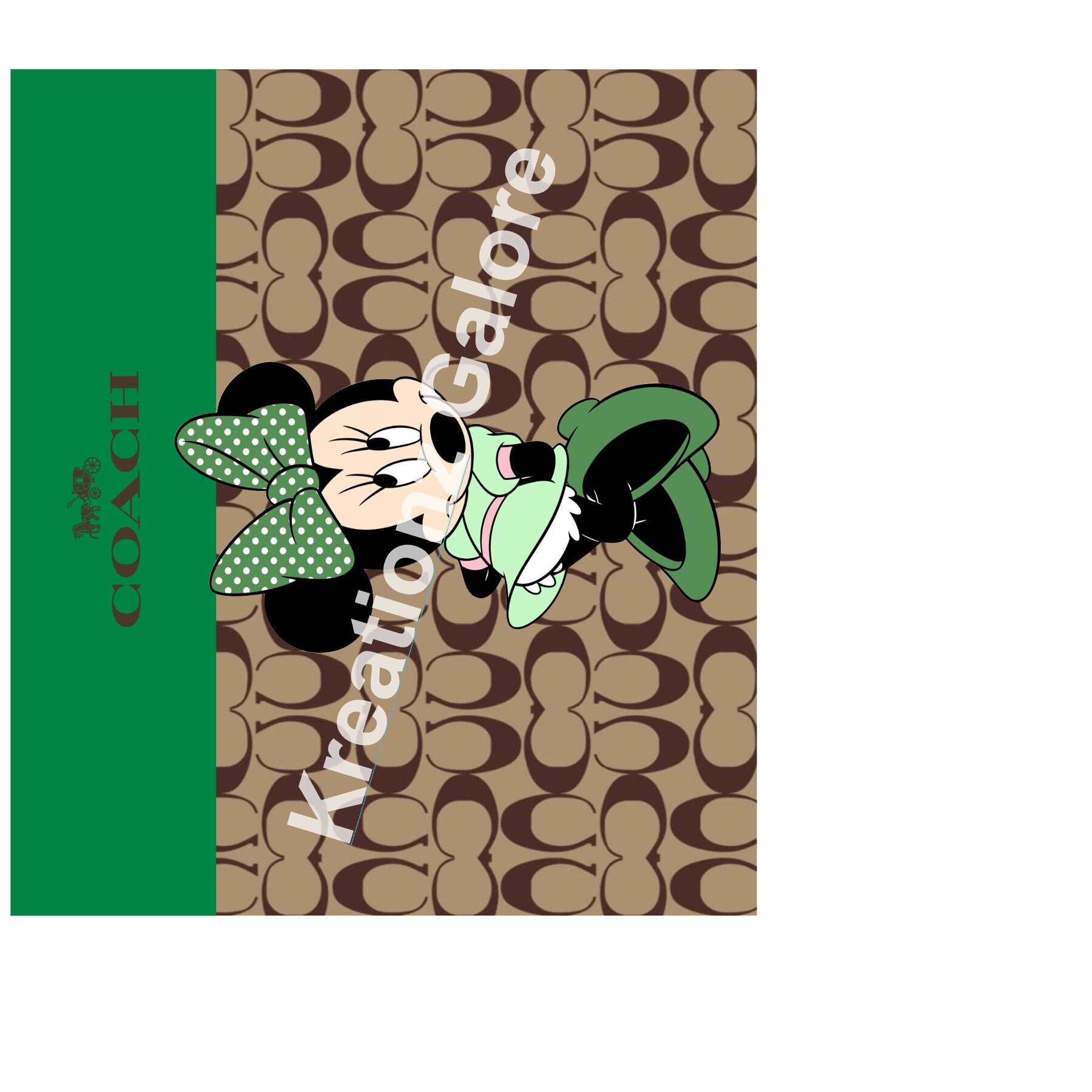 Green Minnie Coach Png - Etsy