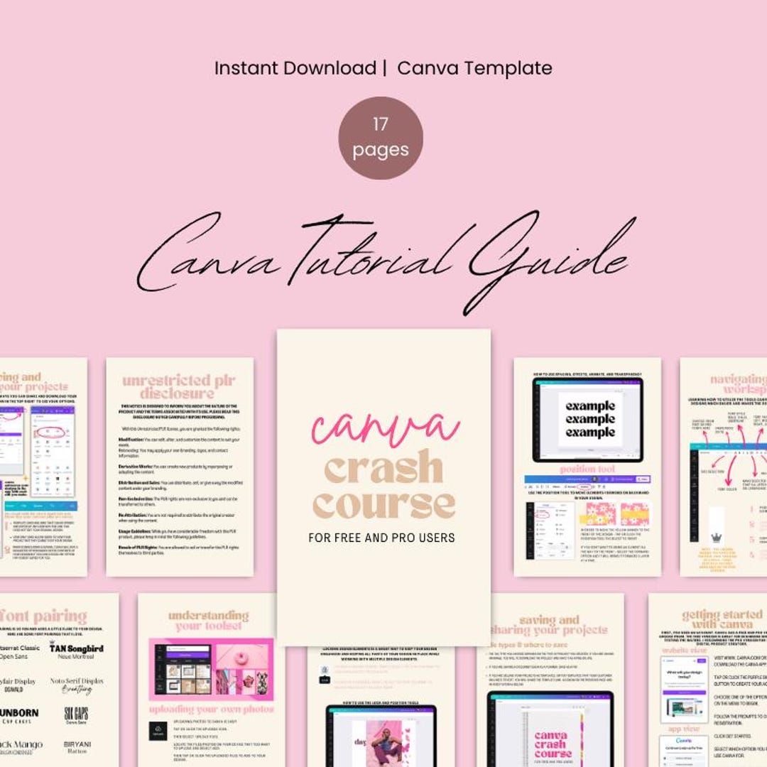 Canva Mastery Course | Learn Canva Fast | Beginner to Pro Canva Guide | Digital Course | Canva ...